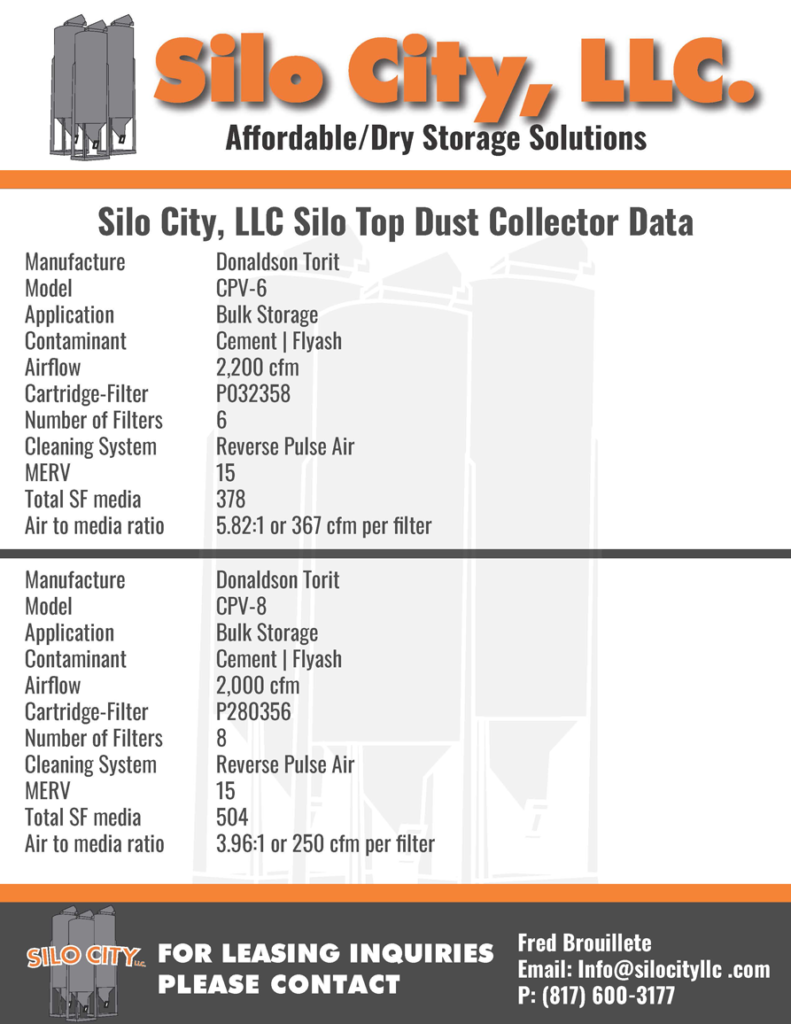 Documentation - Dry Bulk Silo Storage